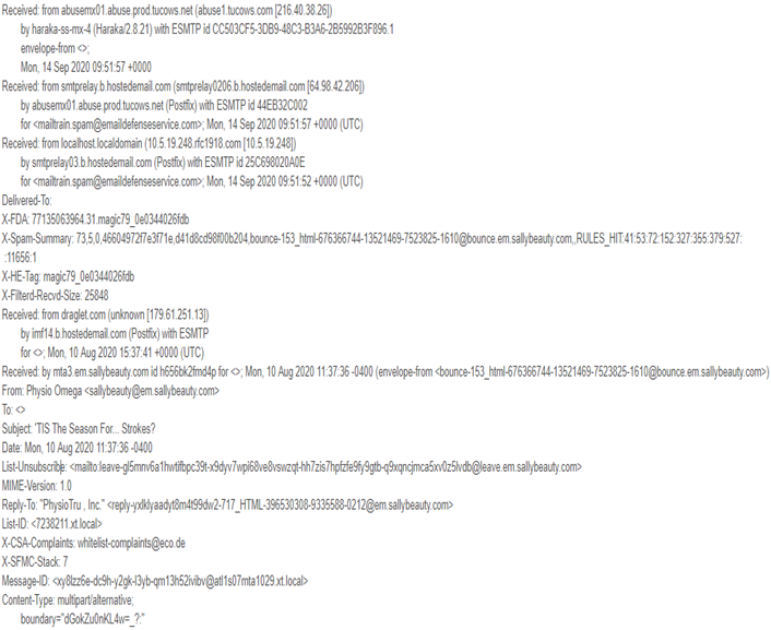 Email Headers - Heficed KB